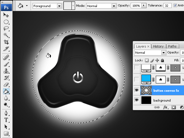 How to Create a Highly Detailed Hi-Tech Power Button