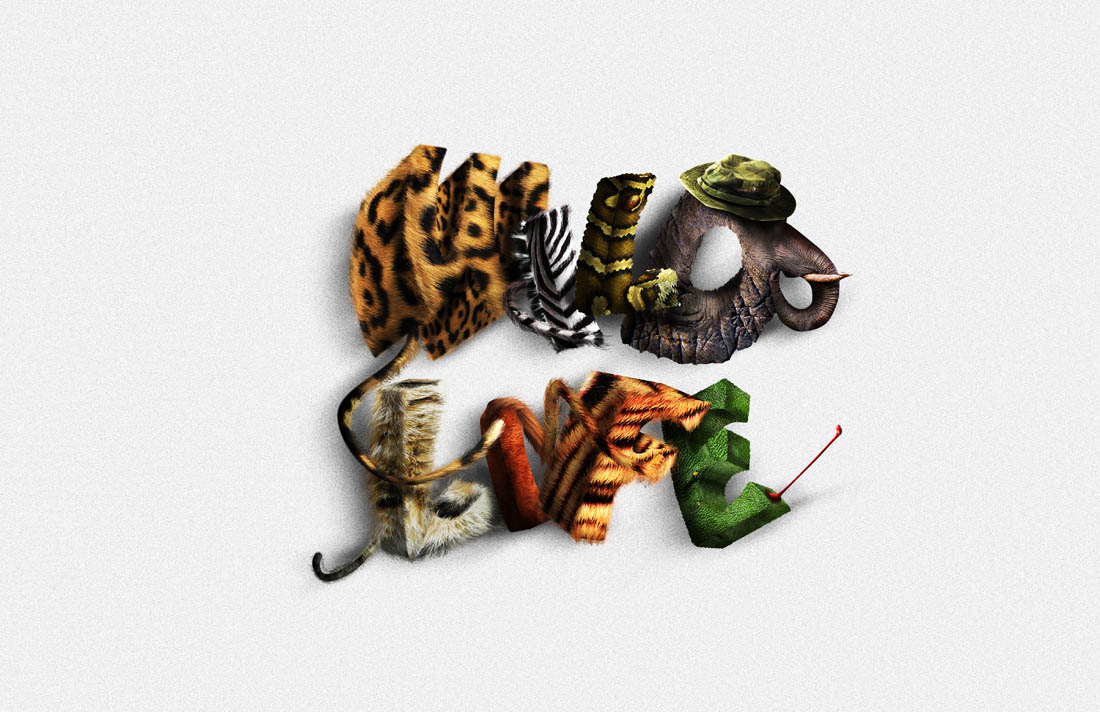 Create Animal Textured Typography | Envato Tuts+