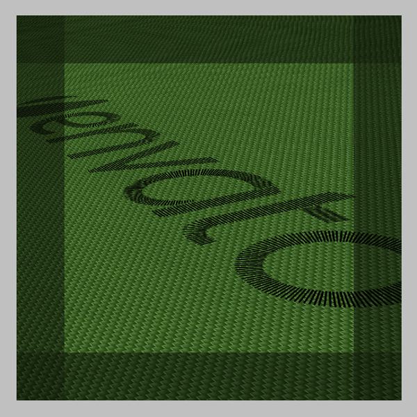 PotShop : Create a Stitched Text Effect for an iPad Wallpaper